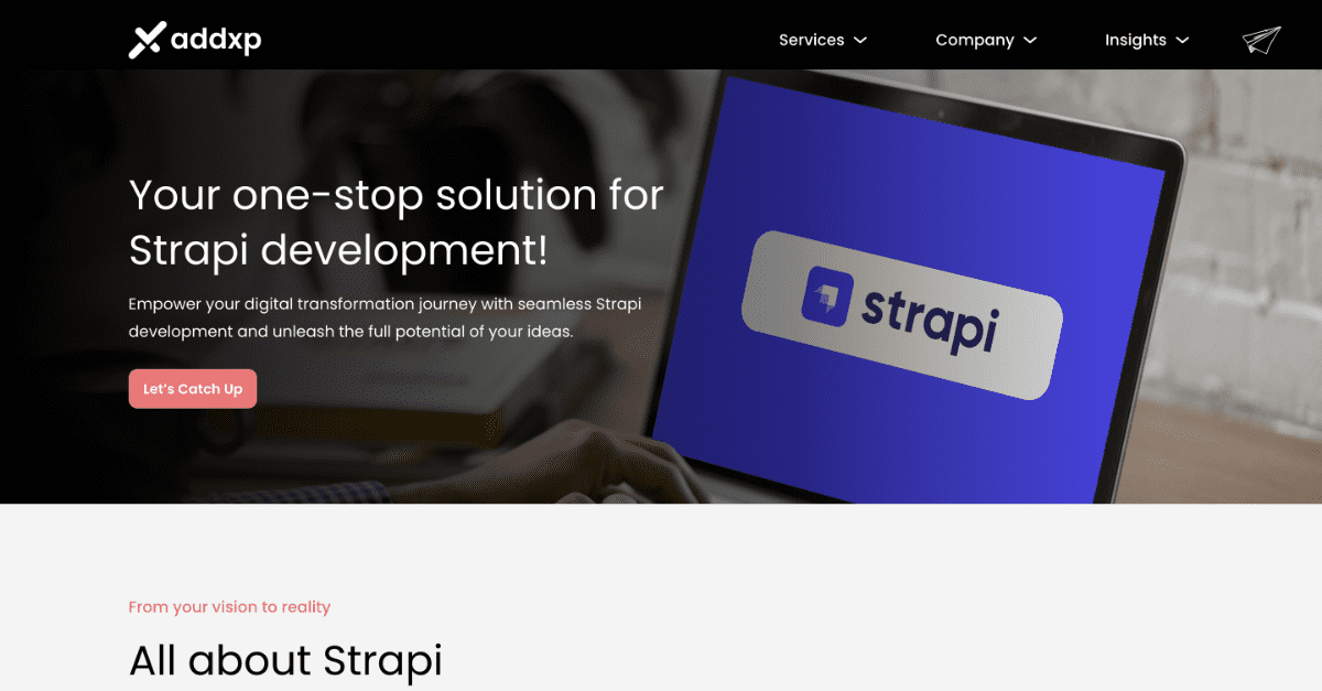 Strapi Cms Services And Cms Strapi Development Addxp Technologies